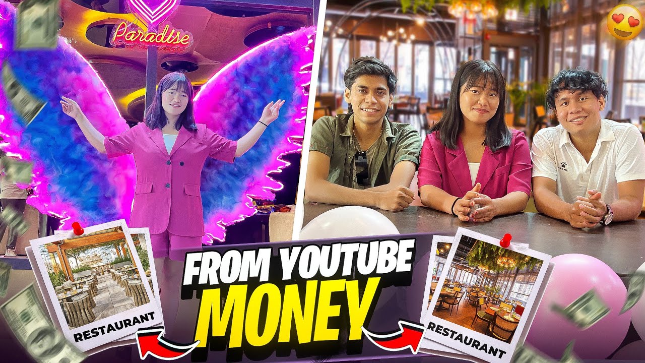 My First Business From YT Money ️🥺Restaurant Face Reveal🙊!! - YouTube