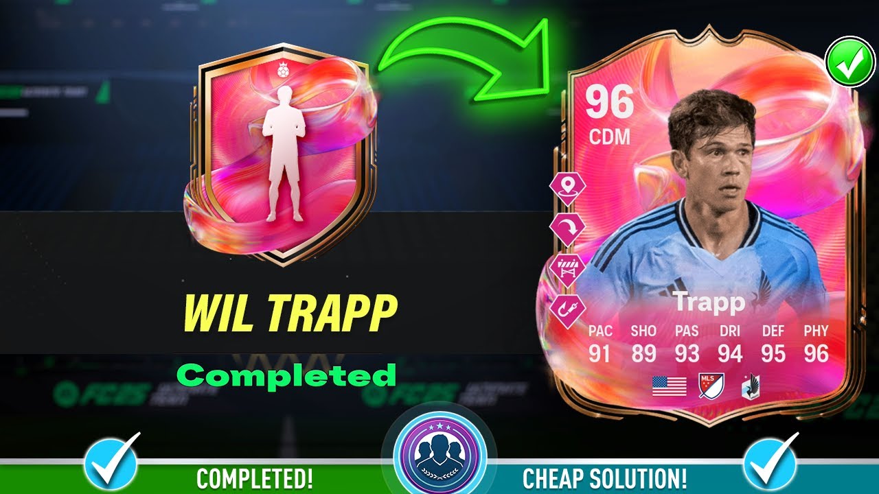 96 FUTTIES Wil Trapp SBC Solution - Cheap Solution & Tips - FC 25 - YouTube