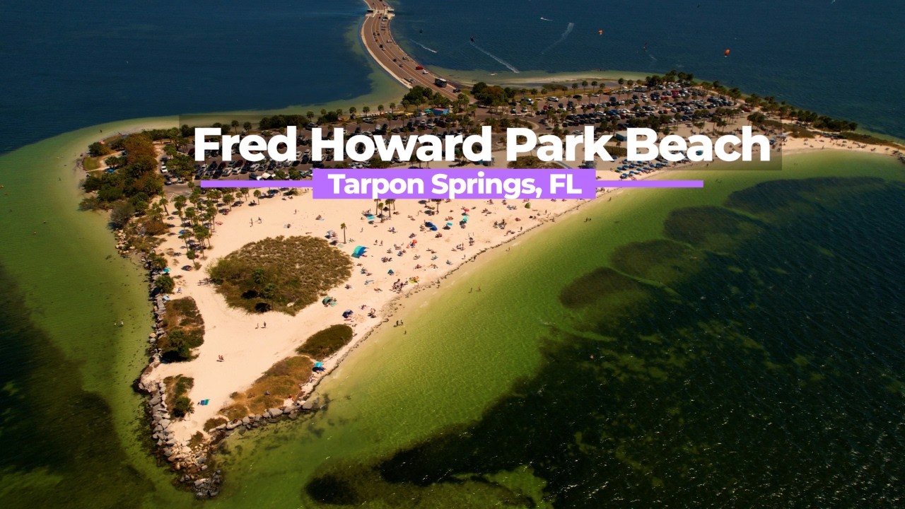 Fred Howard Park Beach - Tarpon Springs, FL - YouTube