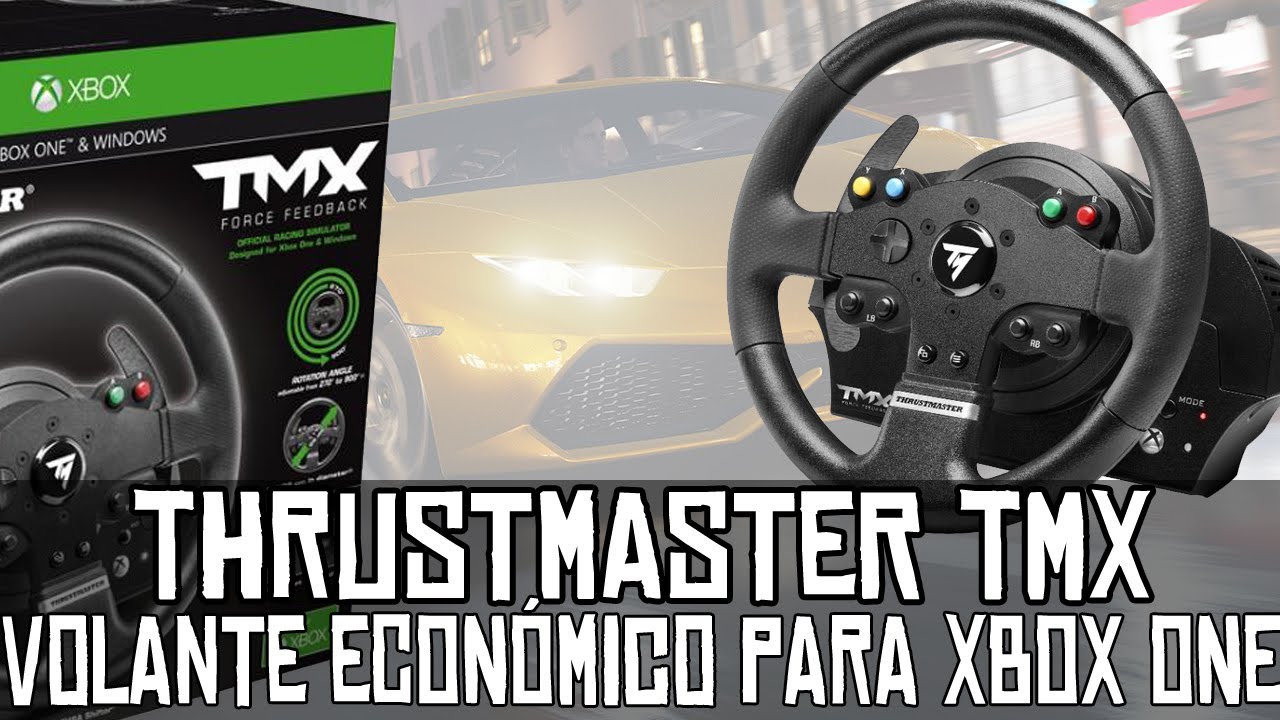 Thrustmaster TMX || Un nuevo volante económico para XBOX One - YouTube