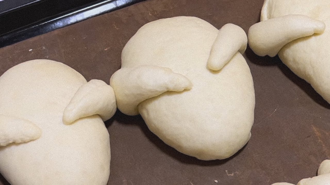 Tricks and secrets of stuffed chicken-shaped bread with its complete ...