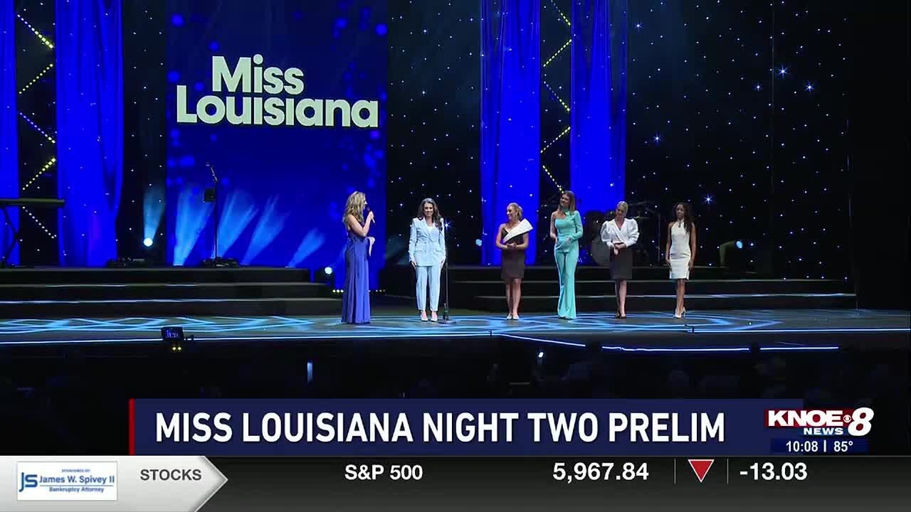 Miss Louisiana competition night two wraps - YouTube