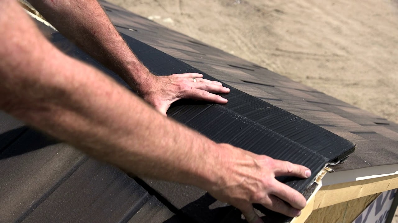 Roofing Installation: Vented Ridge - YouTube