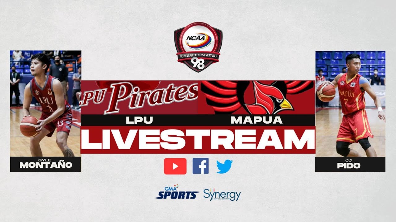 NCAA Season 98 | LPU vs. Mapua (Men’s Basketball Round 2) | LIVESTREAM ...