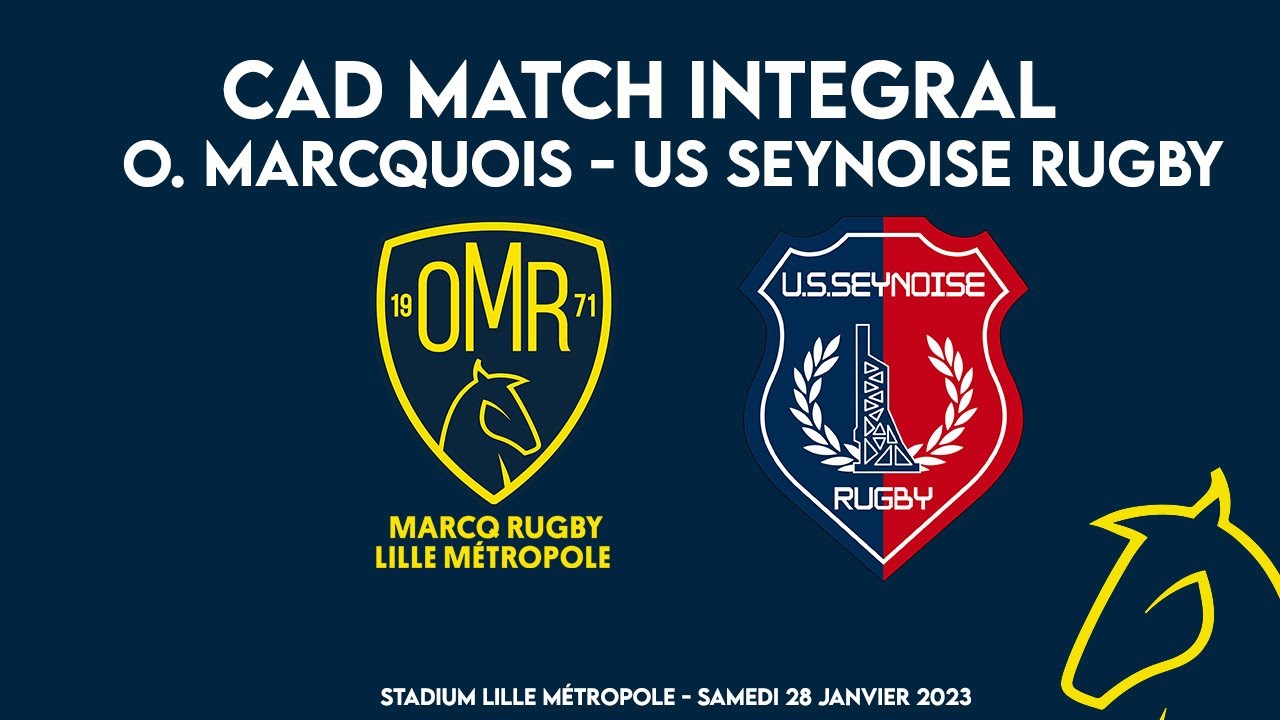 Olympique Marcquois - US Seynoise Rugby - Rugby N2 - Commentaires AD ...
