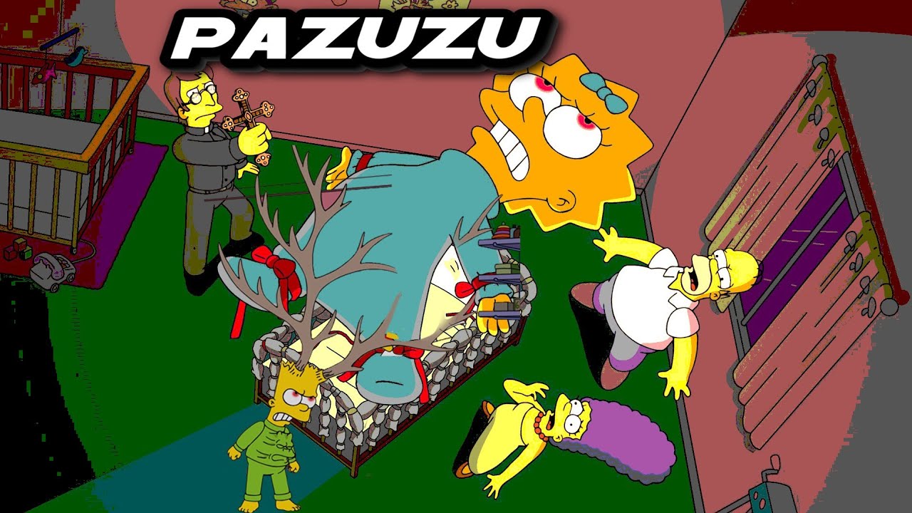 MAGGIE ES PAZUZU EL DEMONIO | LOS SIMPSONS - YouTube