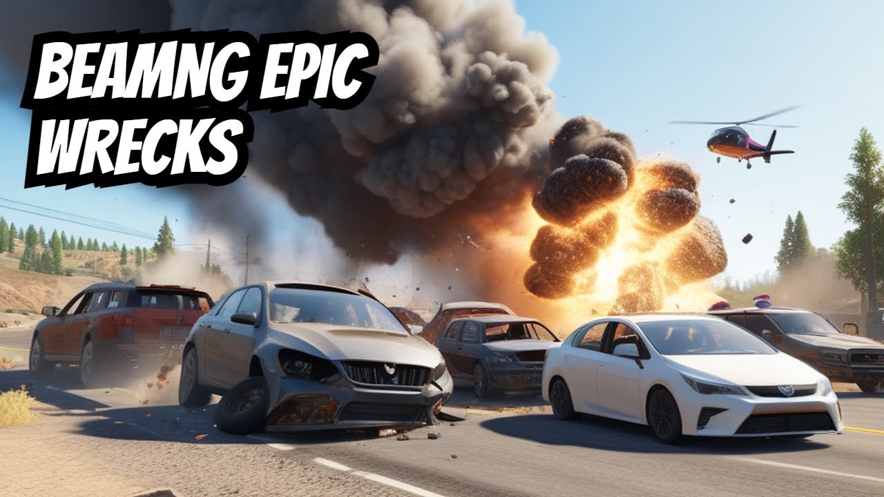 BeamNG Drive Biggest Crashes Mods 🤯 Realistic Compilation #3 - YouTube