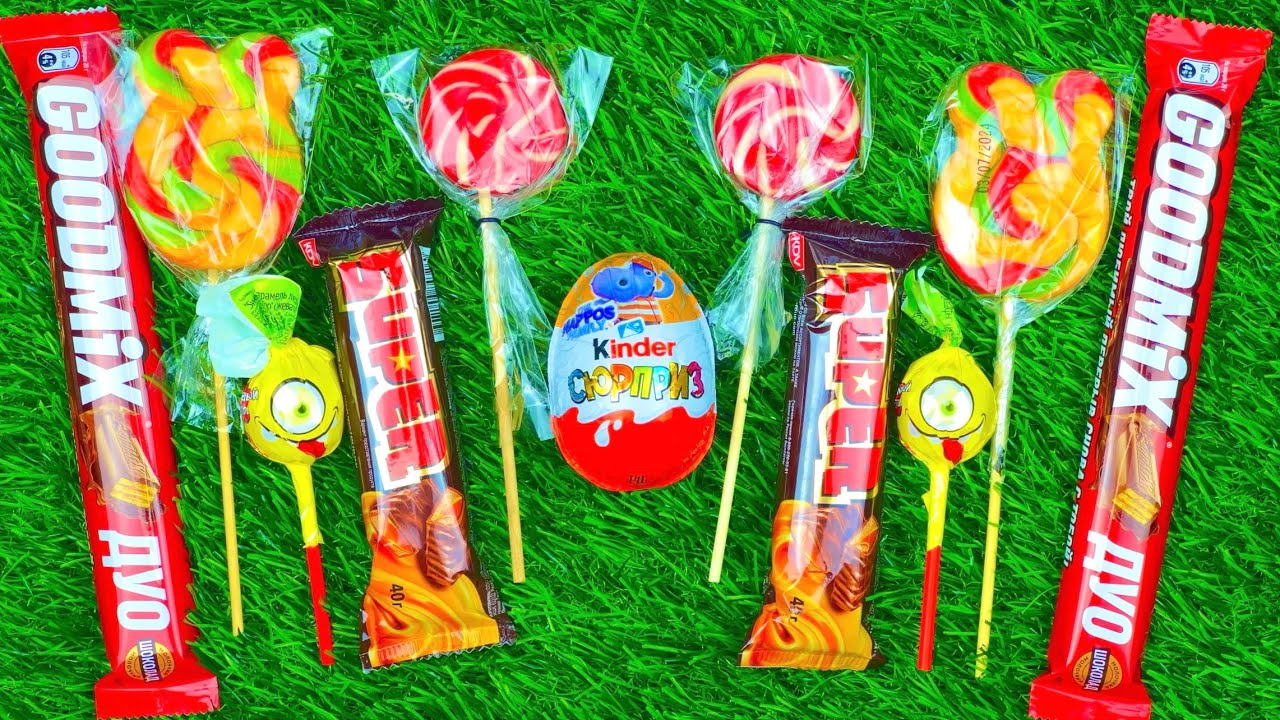 Satisfying ASMR Candy Unboxing | Lollipops Chocolate & Gummy Sweets ...