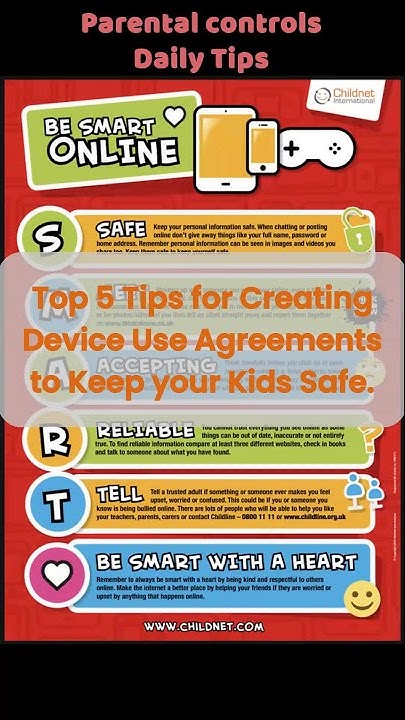 Top 5 Tips for Creating Device Use Agreements to Keep your Kids Safe ...