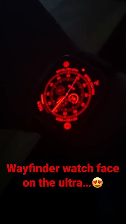 Apple Watch ultra wayfinder watch face….ooosh! - YouTube
