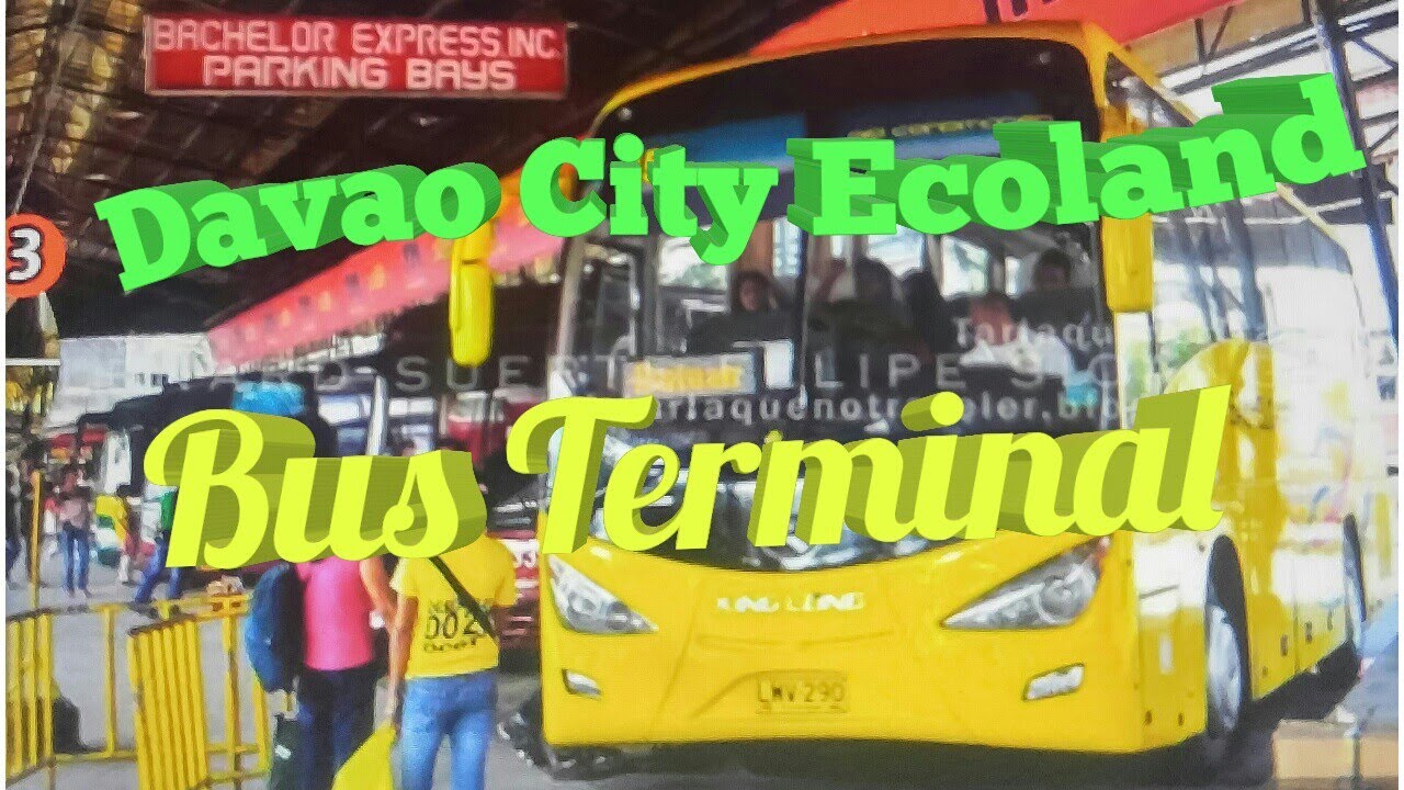 Davao City Ecoland Bus Terminal # DuterteCountry - YouTube