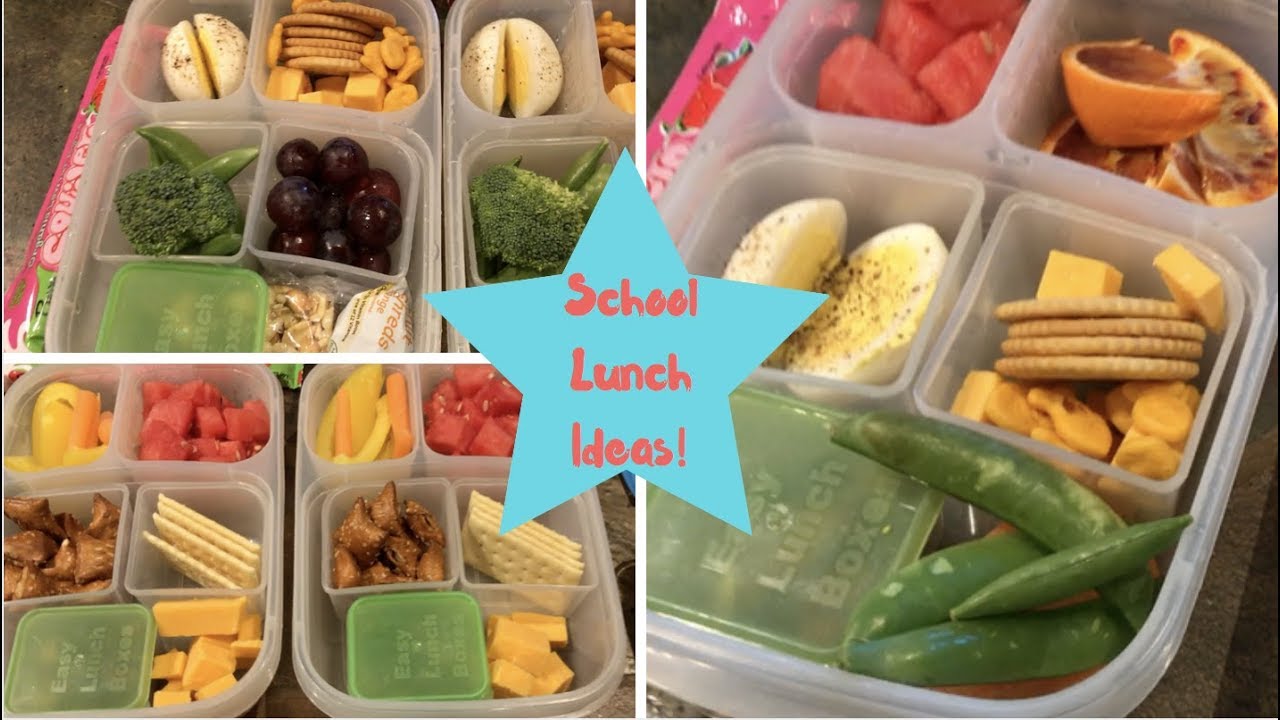 School Lunch Idea | Snacky Lunches - YouTube
