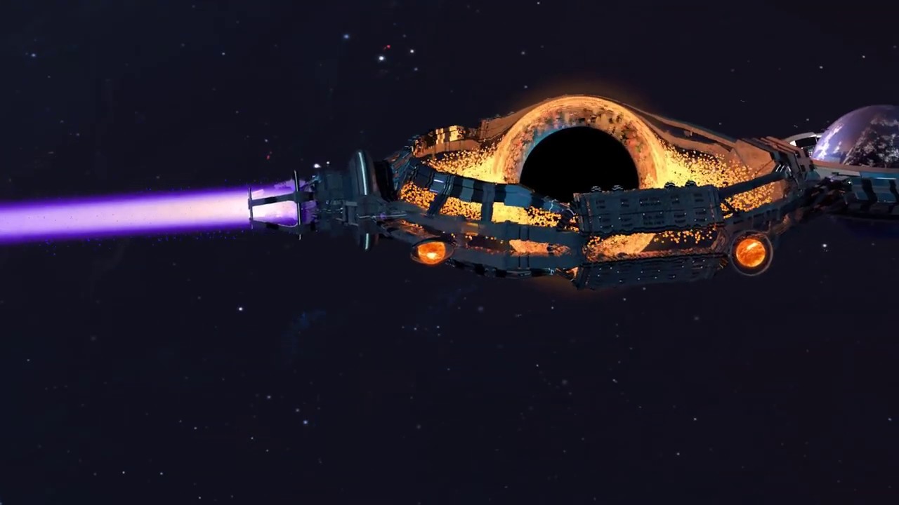 Giant Quasar Ship Animation - YouTube
