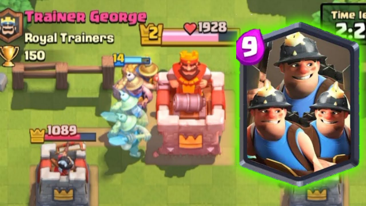 MINER BROTHER - Clash Royale - YouTube