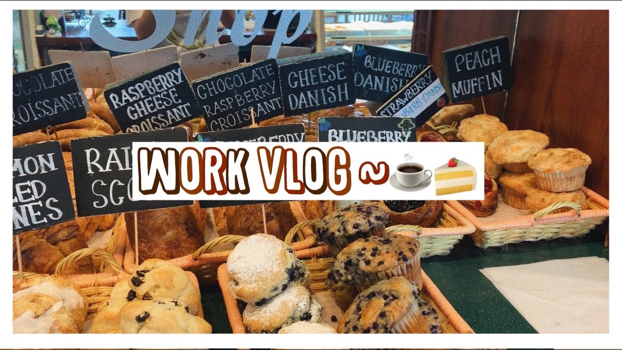 Part-Time Job at a café | Work Vlog☕️🍰 - YouTube