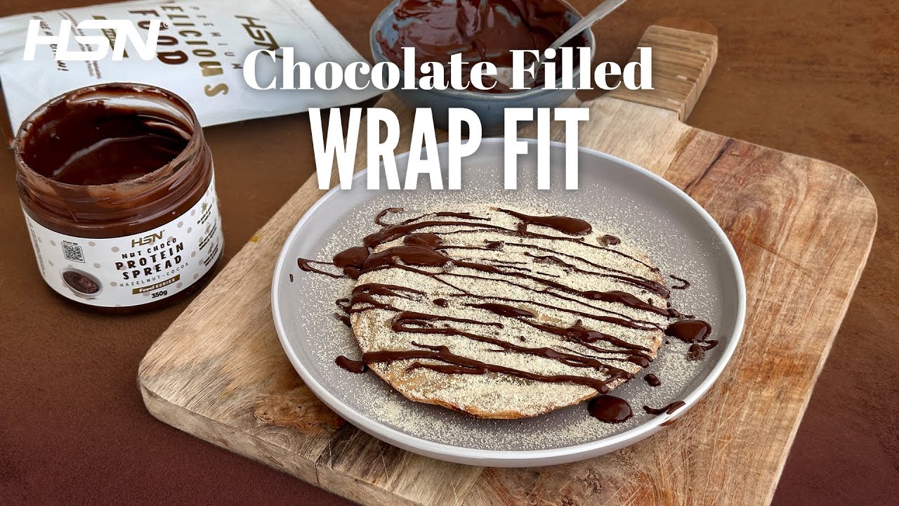 Recipe for Chocolate Filled Wrap Fit🍫😍 - YouTube