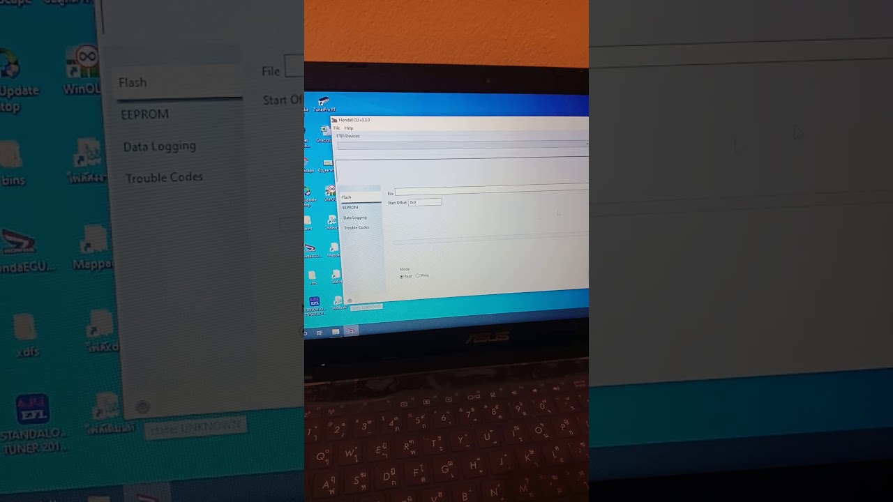 Honda ecu 3.3.0 สอนอัดไฟล์ - YouTube