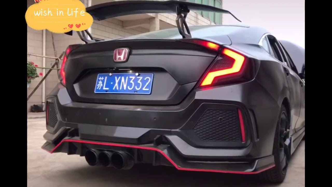 Car modification-Cool rear lights, DIY car lights - YouTube