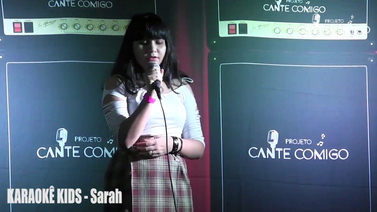 KARAOKÊ KIDS - NA SUA ESTANTE com Sarah no Projeto CANTE COMIGO - YouTube