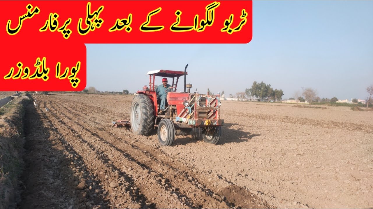 First performance of Perkins engine after turbo installation - YouTube