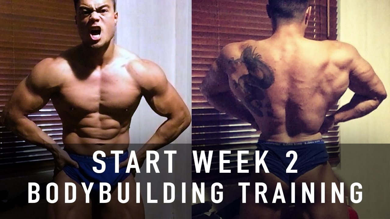 Starting Week 2 of Bodybuilding Specific Training - YouTube