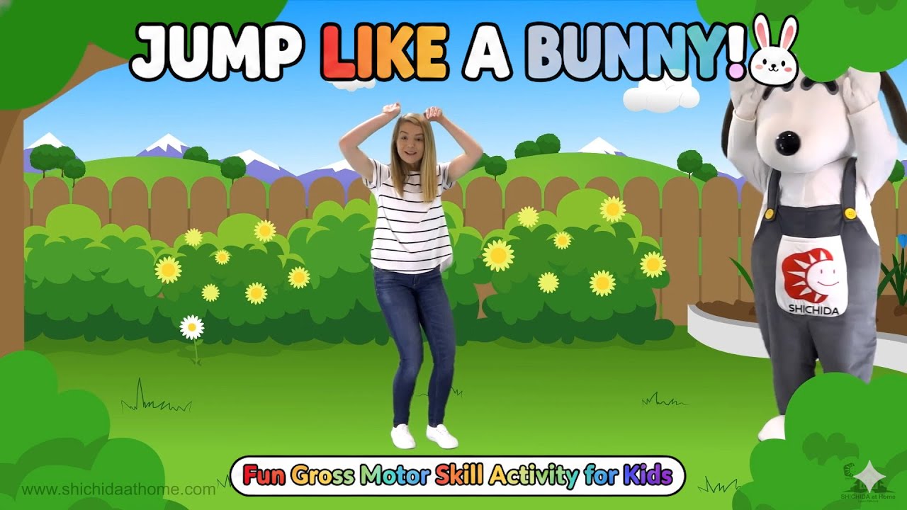 Jump Like a Bunny! 🐰 | Fun Gross Motor Skill Activity for Kids - YouTube