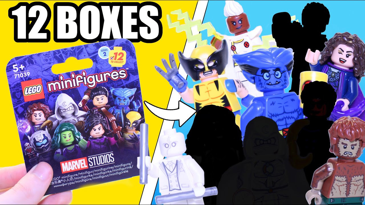 I Opened 12 LEGO Marvel CMF Boxes And This Is What Happened... - YouTube