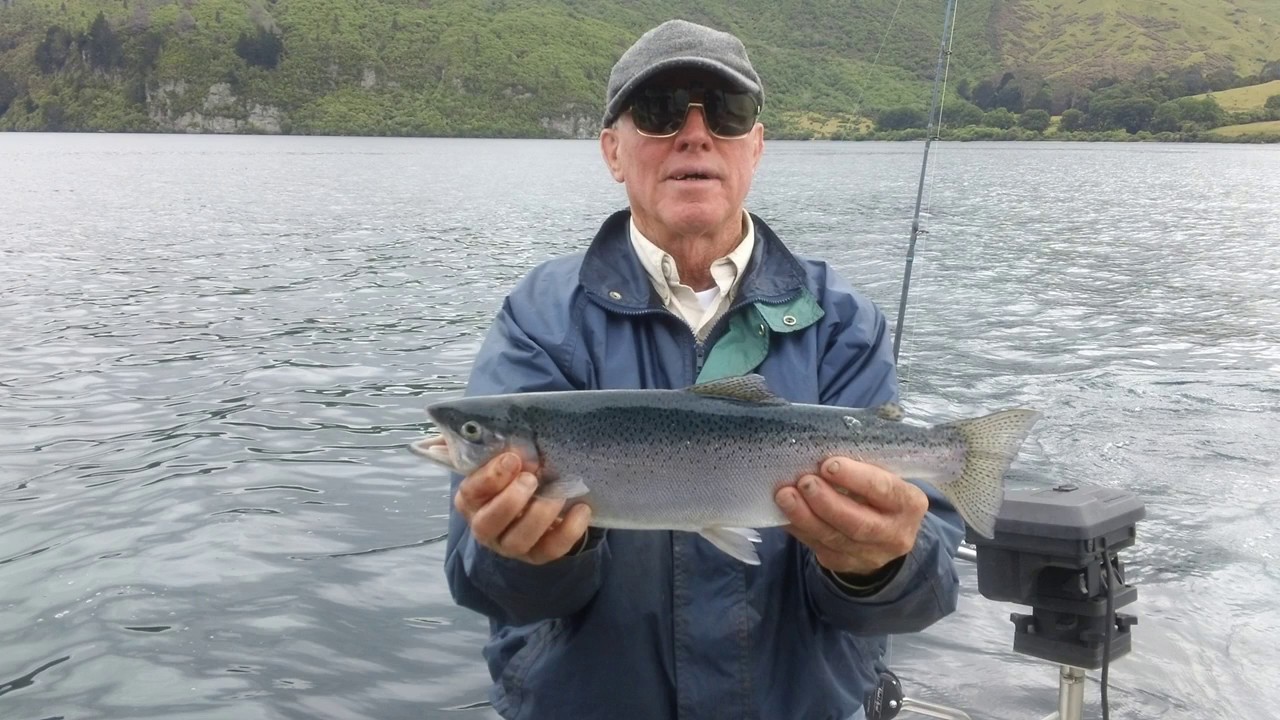 Trout Fishing Lake Rotoiti and Taupo - YouTube
