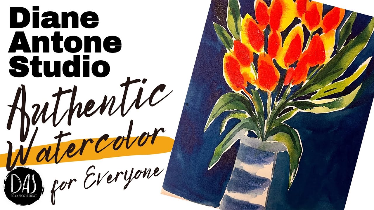 Beginners Watercolor Tutorials | Diane Antone Studio