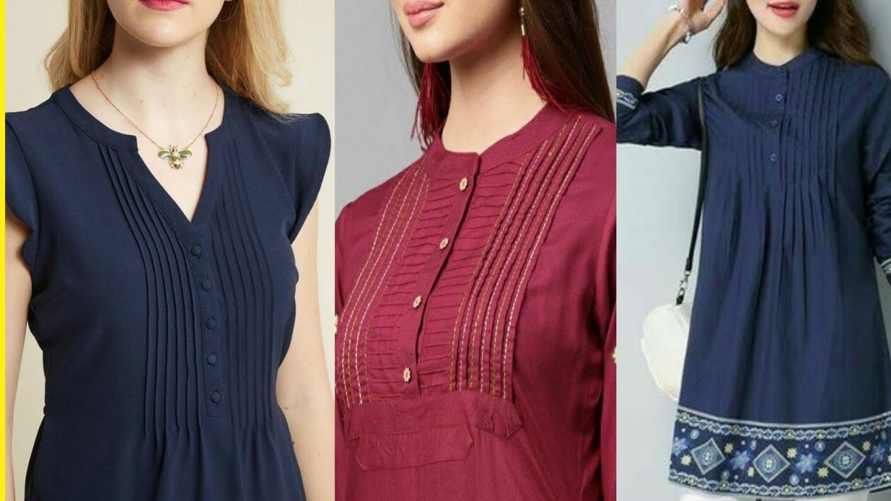 40 Different Ways To Make Pintex On Shirts | Dress Designing With ...