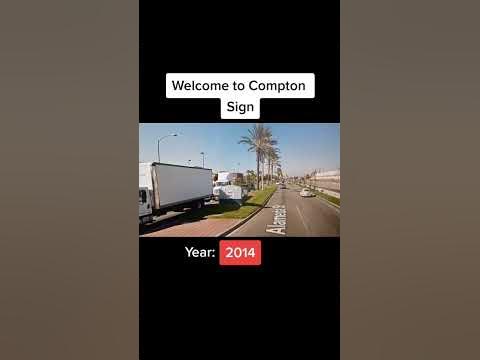 Timelapse of Welcome to Compton sign in Compton, California #compton #california # ...