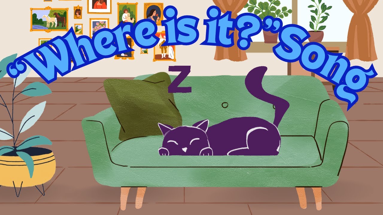 Where is it? l preposition song - on, under, in l kids song l ...
