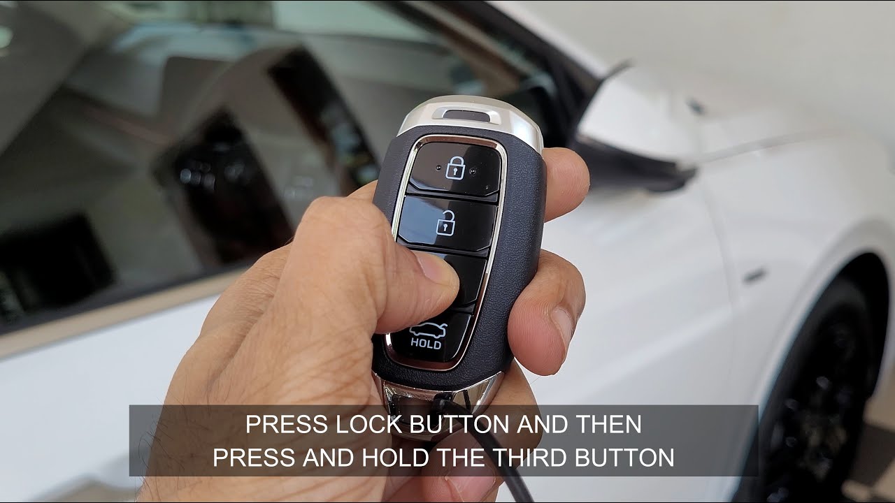 Hyundai Smart Key - How to Start the Car (Verna 2023) - YouTube
