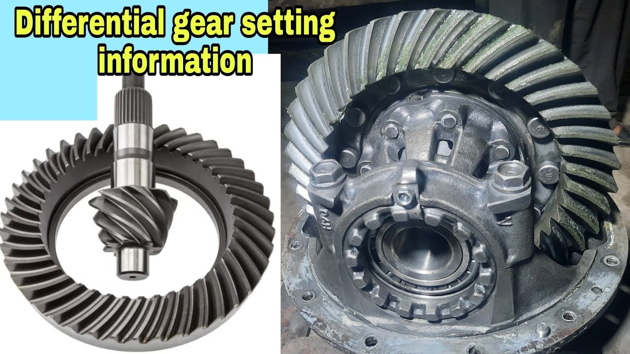 truck Differential gear setting information pinion gear setting گیئر ...