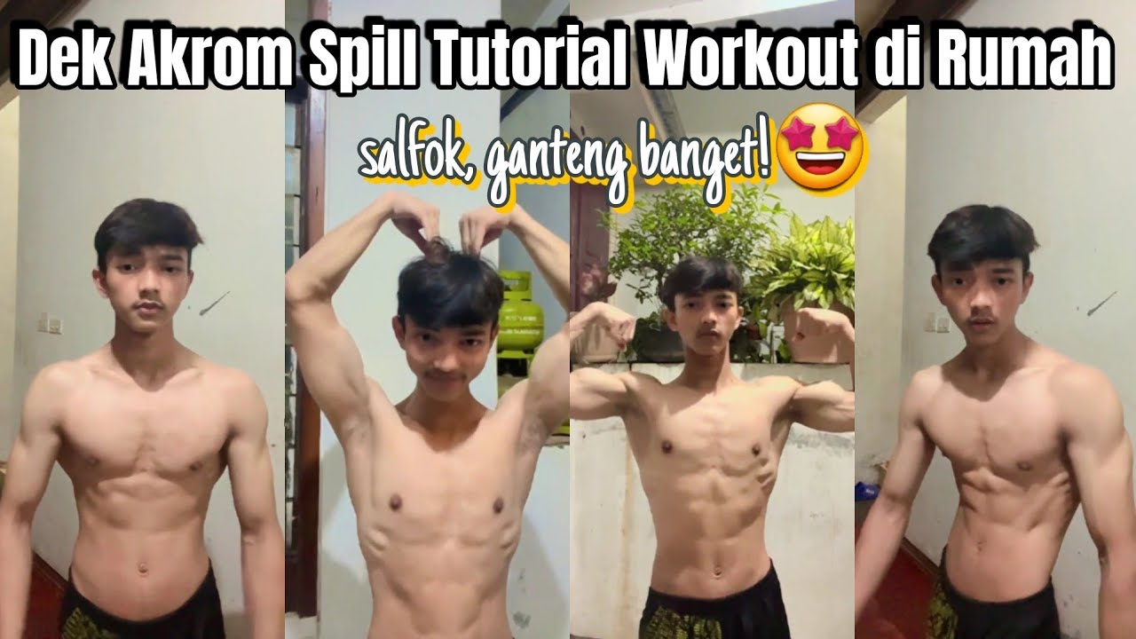 Dek Akrom spill tutorial workout di rumah dengan alat sederhana ...