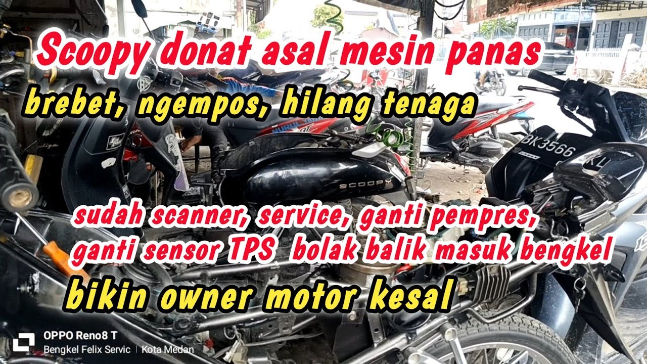 Scoopy 2021-2024 asal mesin panas ngempos dan brebet kayak habis bensin ...