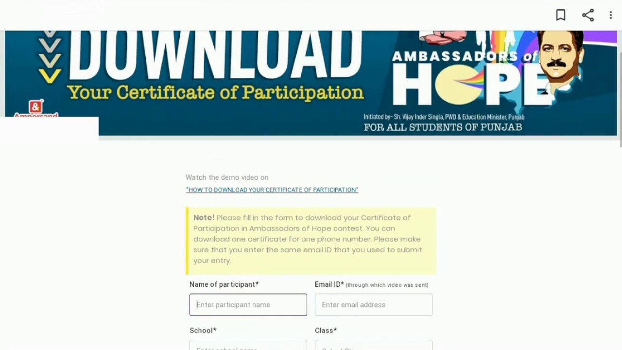 How to get your Consolation Prize I Ambassadors Of Hope Competition ...