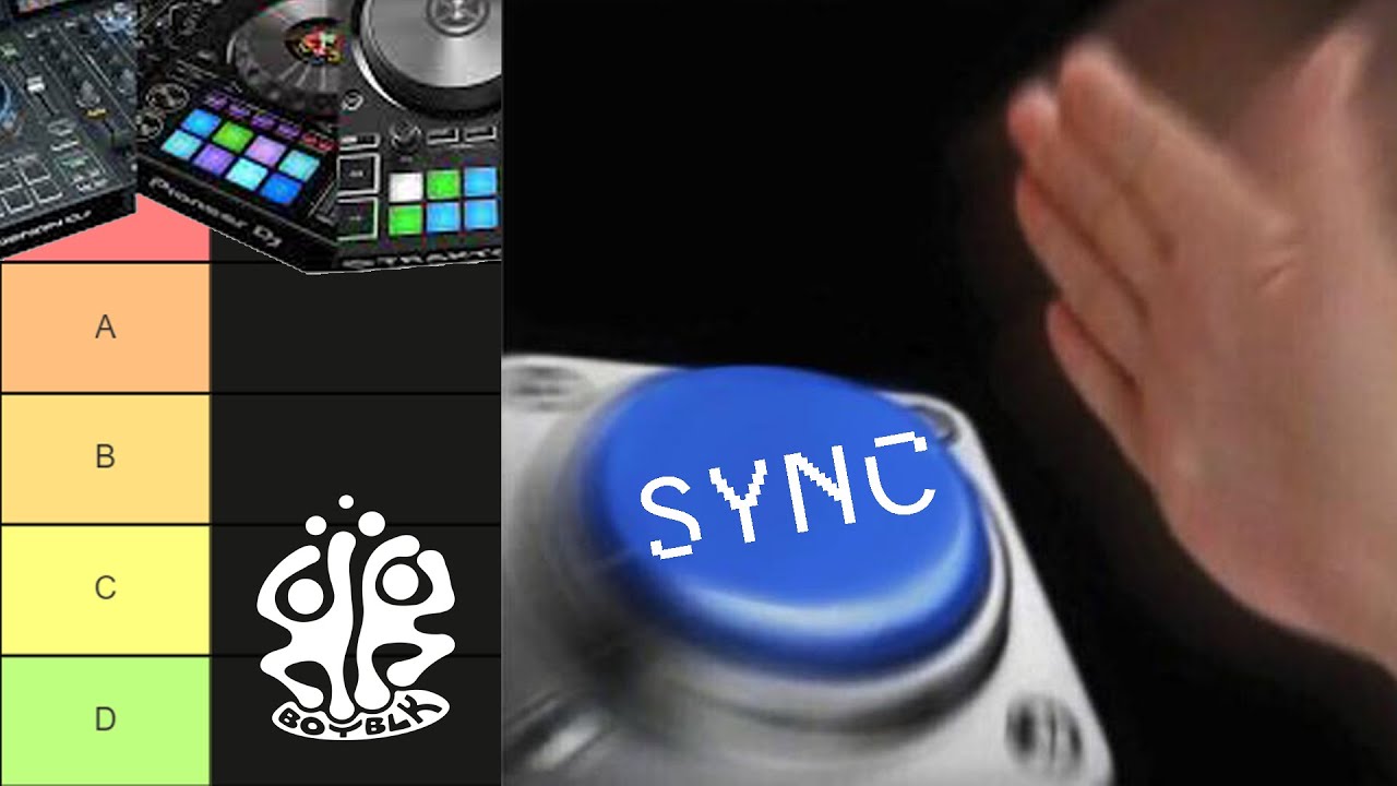 Ranking DJ CONTROLLER based on how likely I am 2 use the SYNC button. # ...