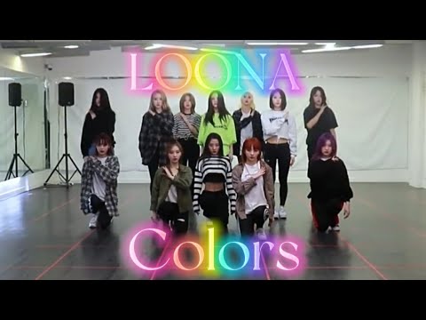 LOONA - Colors (Slow Mirrored Dance Tutorial) - YouTube