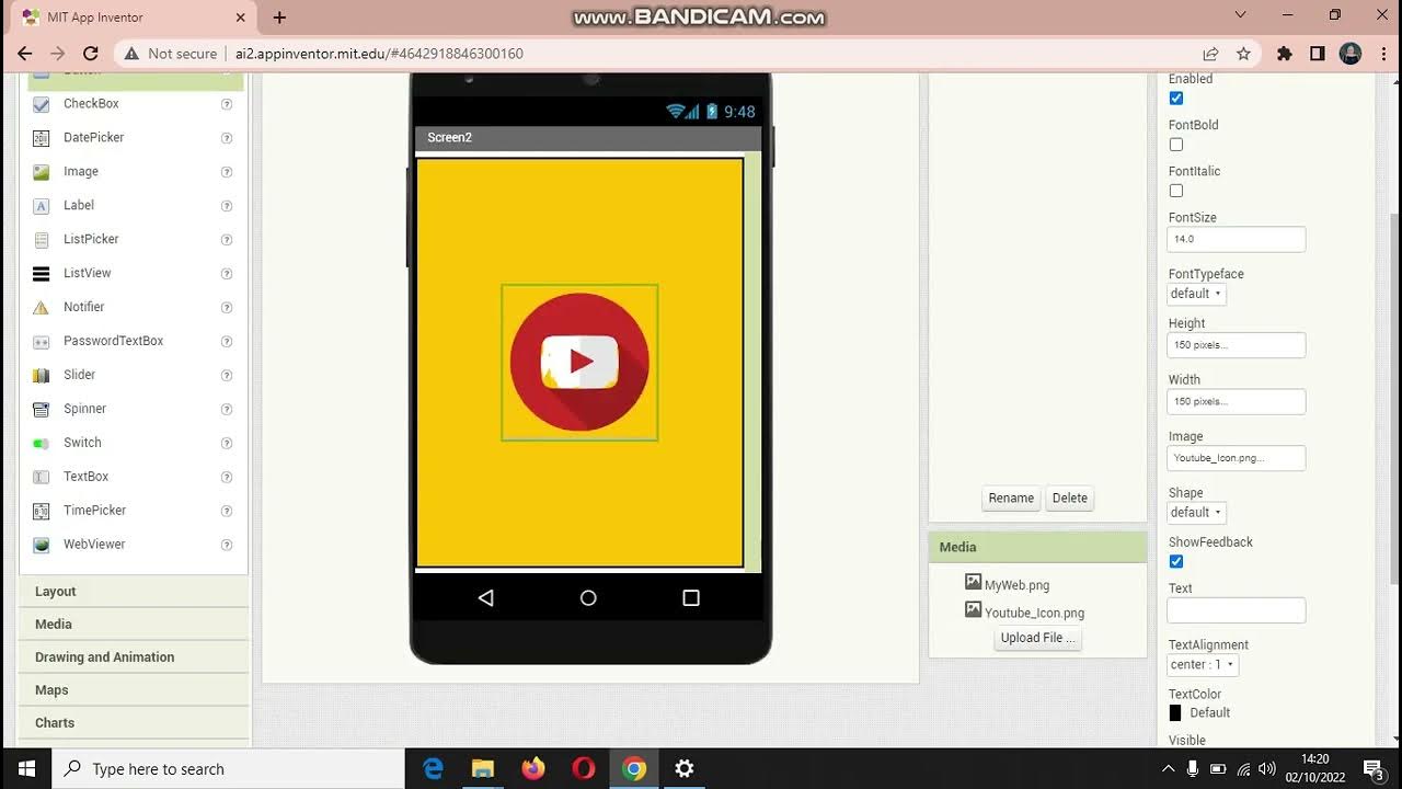 TUTORIAL MEMBUAT WEBVIEWER DI MIT APP INVENTOR - YouTube
