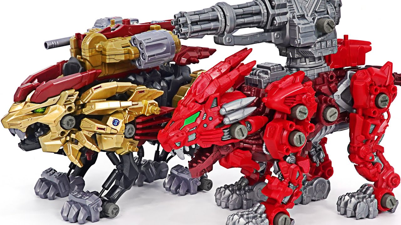 Zoids Wild ZW45 Burning Liger with Core Drive Weapon Impact Gatling ...