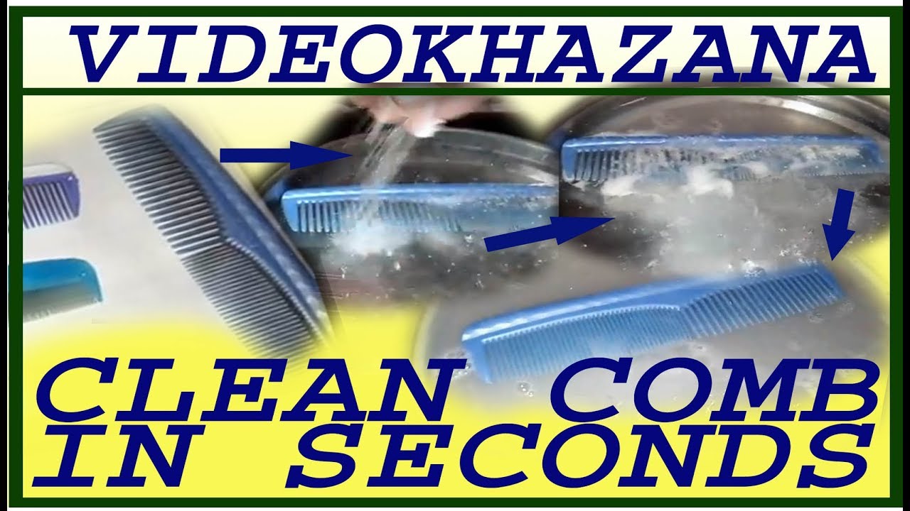 video how fast quickly clean comb in seconds VIDEO| HOMEMADE SOLUTIONS ...