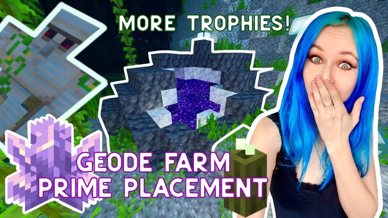Amethyst Geode | PICKLES | Iron Golem Security! Aquatic Achievements Guide Let's Play - YouTube