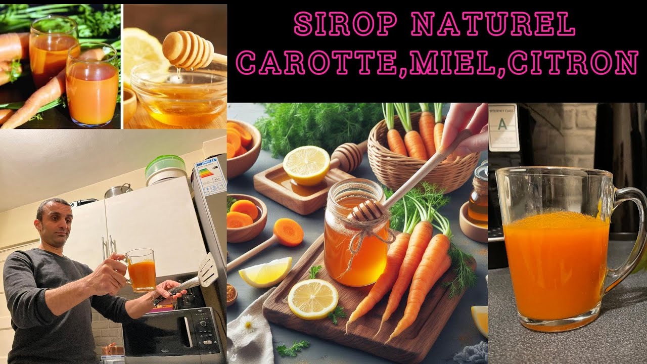 Sirop naturel contre la toux,rhume,grippe... - YouTube