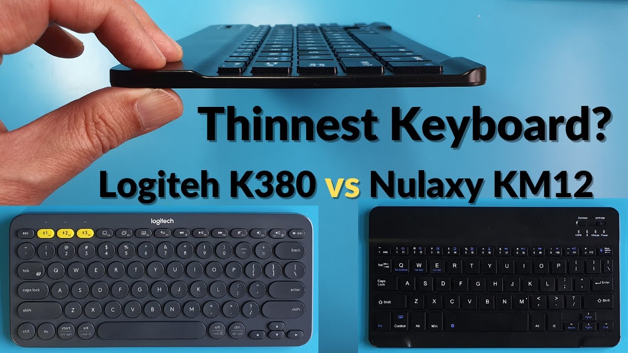 Logitech K380 vs Nulaxy KM12 - Still the best portable Bluetooth ...