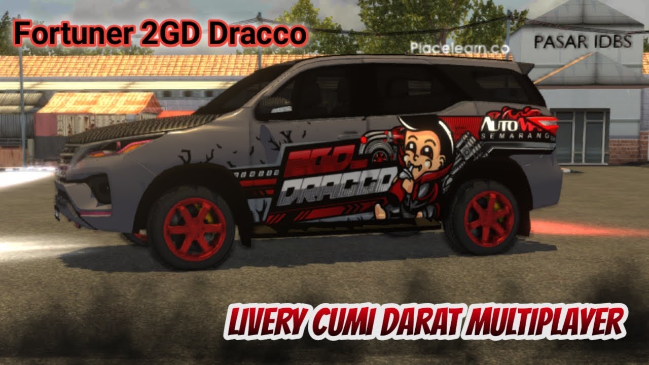 Livery Fortuner 2GD Dracco | IDBS Cumi Darat - Multiplayer - YouTube