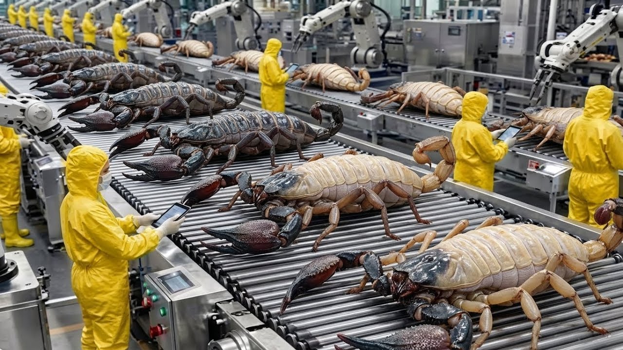 Inside the Giant Scorpion Factory How Deadly Venom Is Extracted ...