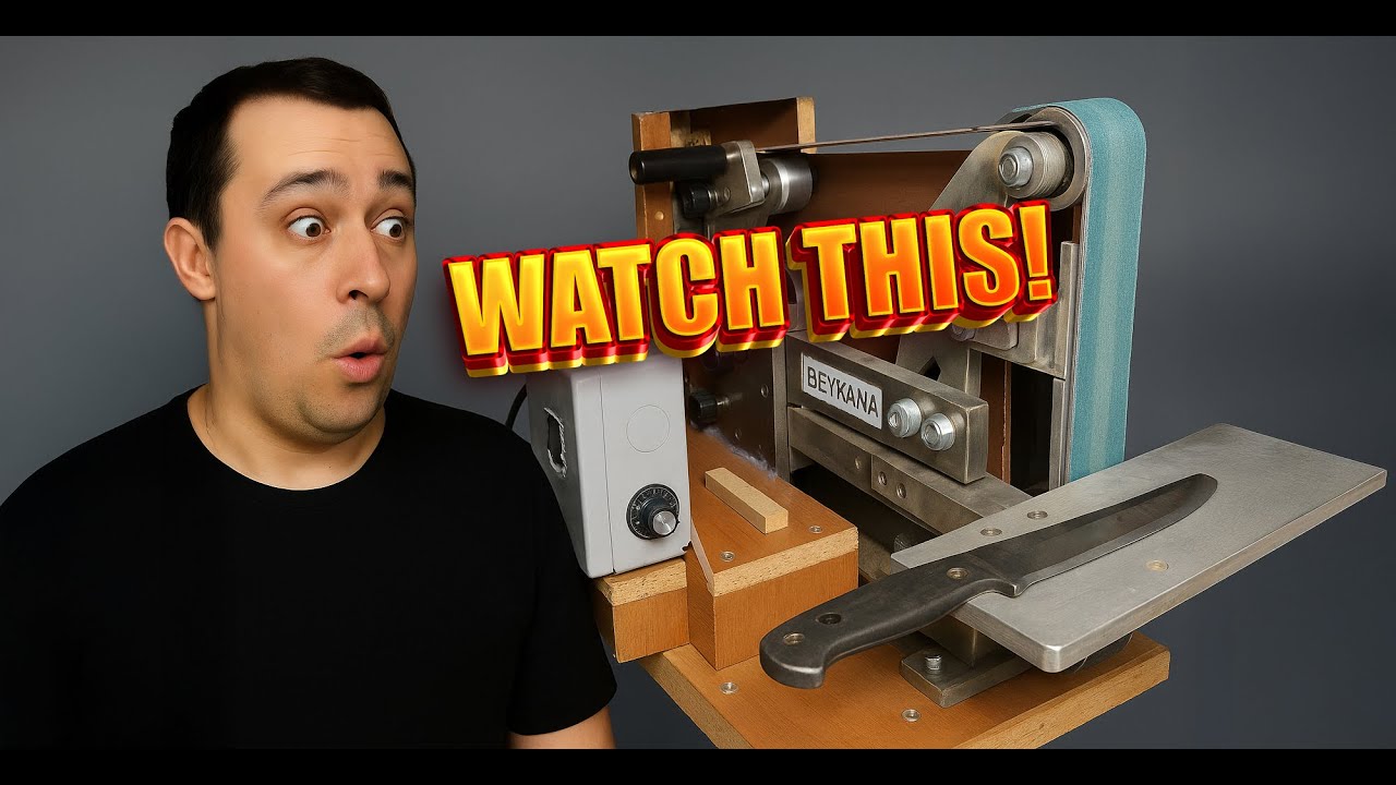 DIY Belt Grinder ⚡ 2x72 Knife Making Grinder from Treadmill Motor - YouTube