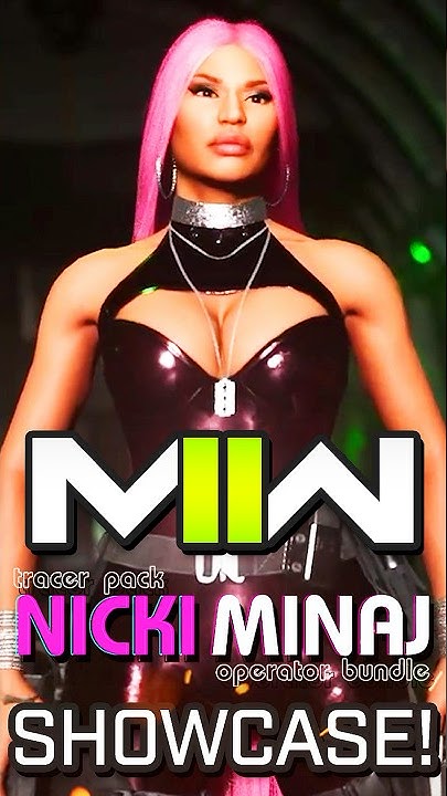 NEW Nicki Minaj Operator Bundle Showcase! (MW2 Nicki Minaj Operator Skin, Blueprints, Finishers ...