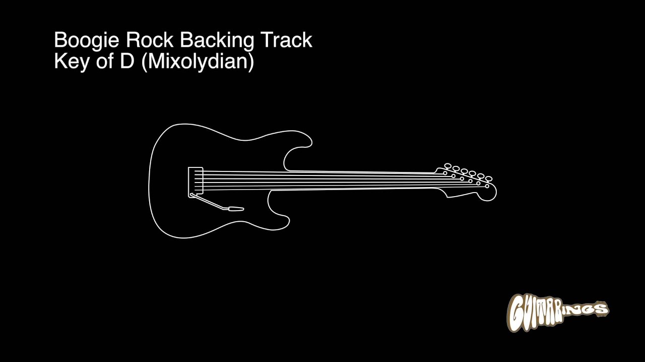 Boogie Rock Backing Track - Key of D - 110 BPM - YouTube